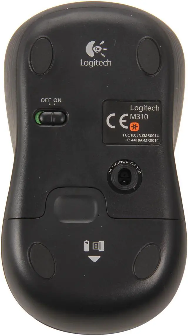Open Box: Logitech M310 910-002488 Vivid Violet RF Wireless Laser Mouse ...