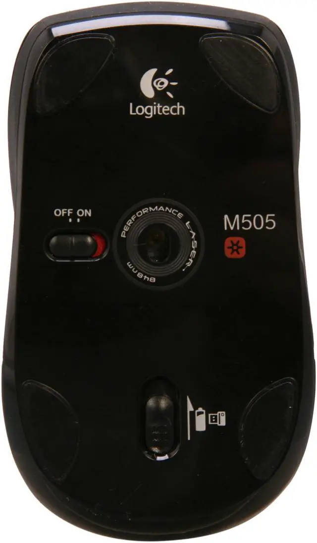 Refurbished: Logitech Recertified 910-001326 M505 Red 3-Buttons Tilt ...