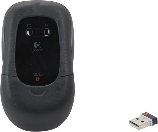 Refurbished: Logitech Recertified 910-002434 Couch Mouse M515 Red Tilt ...
