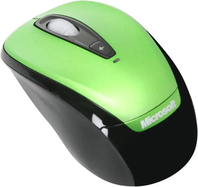 Microsoft Wireless Mobile Mouse 3000 - Green - Newegg.com