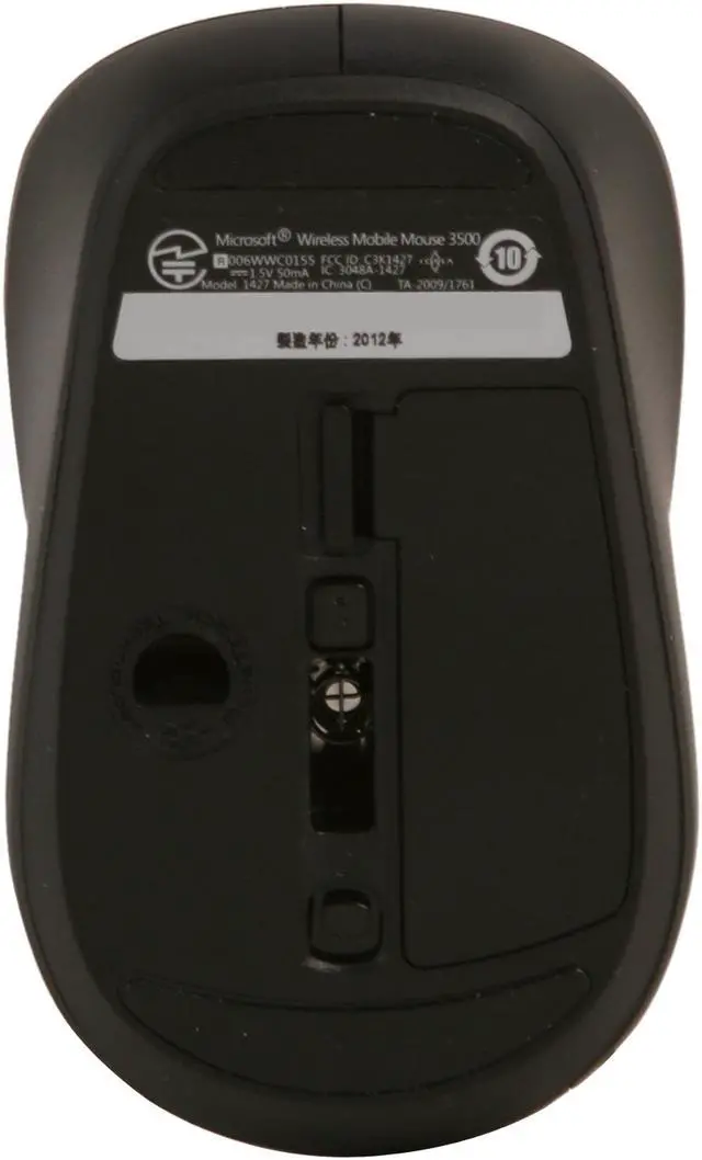 Microsoft Wireless Mobile Mouse3500 GMF-00178 RF Wireless BlueTrack ...