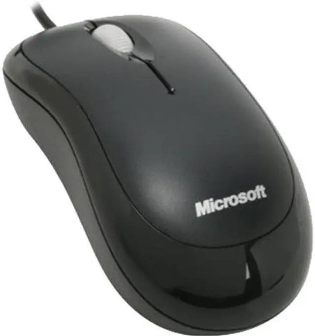 Microsoft P58-00057 Black Wired Optical Mouse - Newegg.com