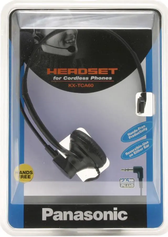 Panasonic Single Ear Hands-Free Headset with Headband - Newegg.com