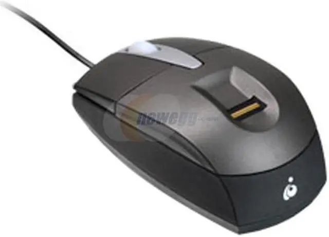 IOGEAR GMEFP1W6 Black Optical Biometric Personal Security Mouse ...