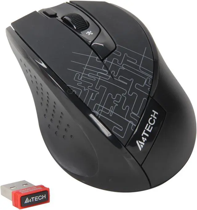 Open Box: A4Tech G9-600HX Black RF Wireless Optical PPO Zero Delay ...