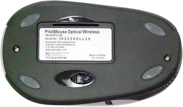Kensington 72129 2-Tone RF Wireless Optical PilotMouse - Newegg.com
