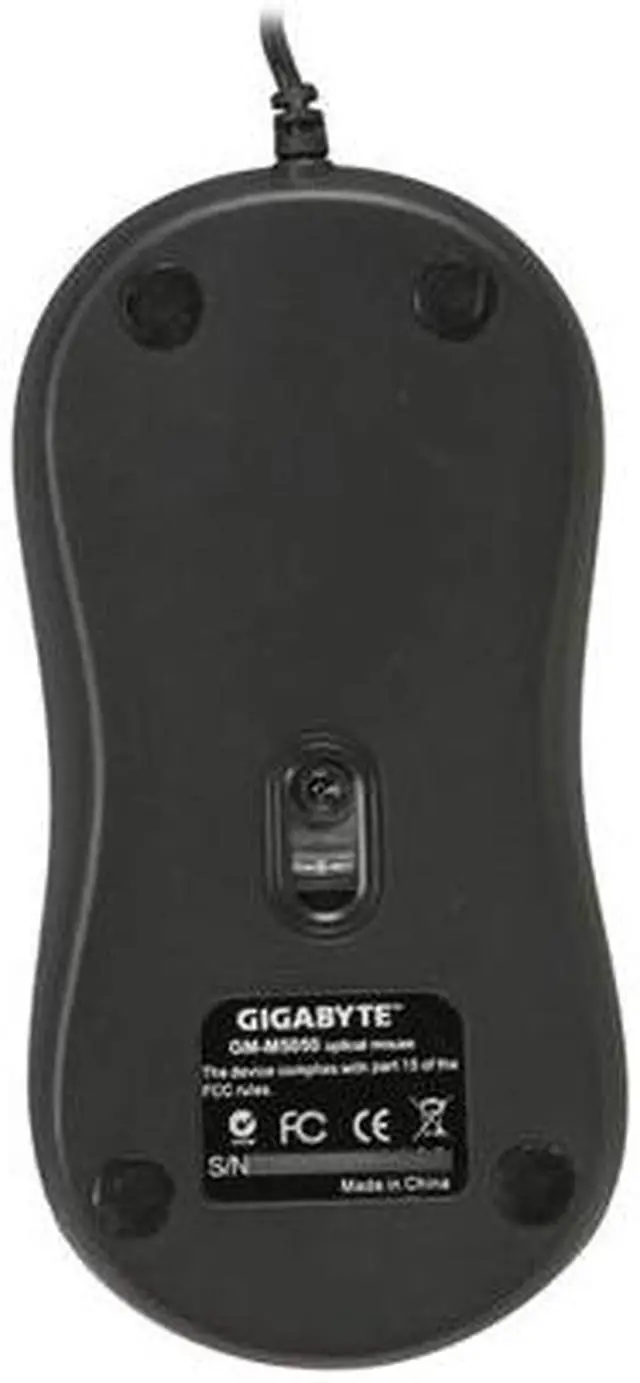 GIGABYTE GM-M5050 Glossy Black Wired Optical Curvey Mouse - Newegg.com