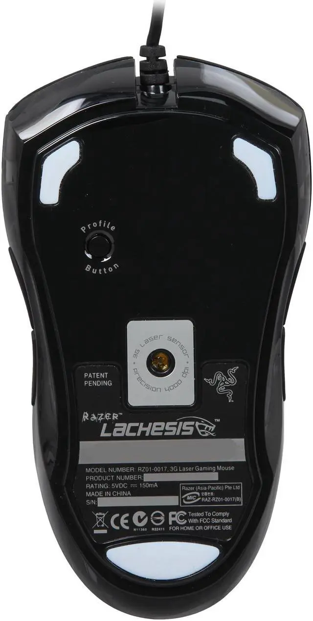 Refurbished: RAZER Lachesis Black Wired Laser Mouse - Newegg.com