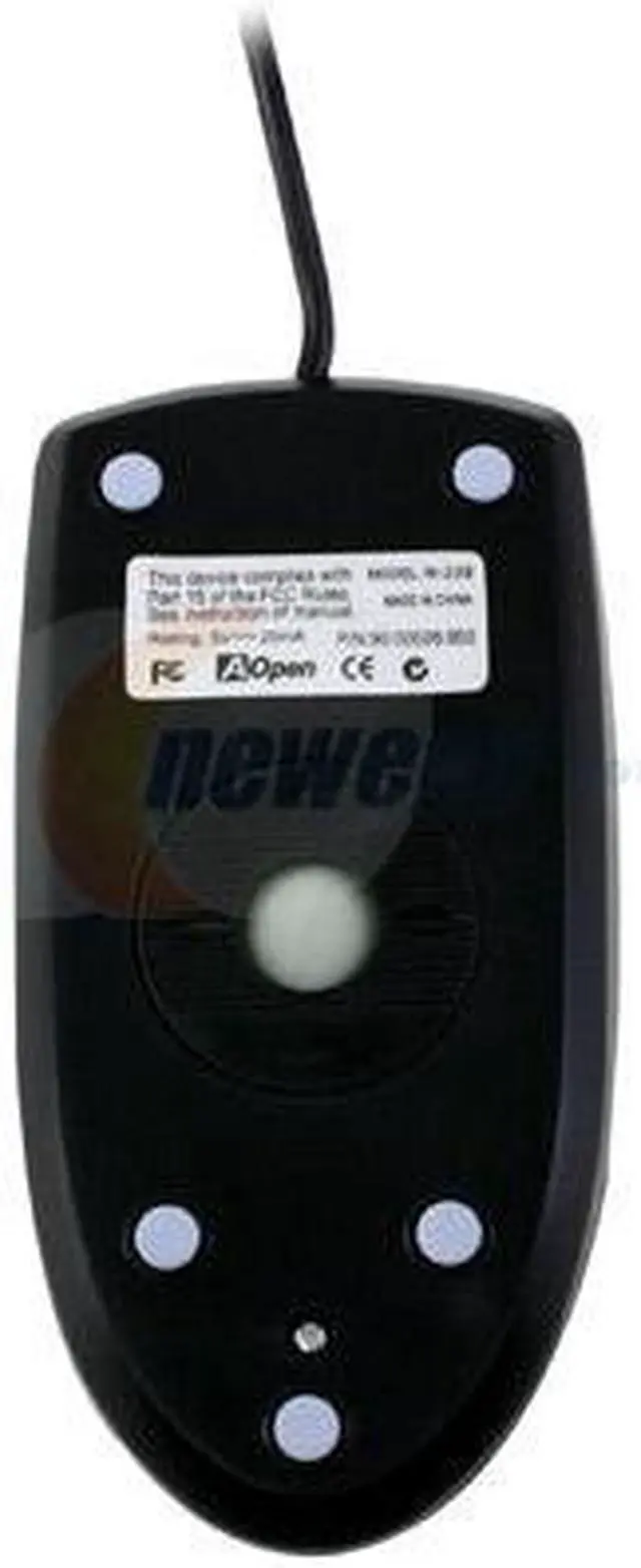 Open Box: AOpen W-23B Black Wired Ball Mouse - Newegg.com
