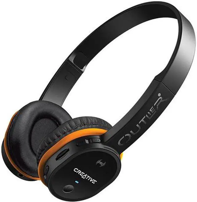 Creative Black 51EF0690AA008 Supra-aural Wireless On-Ear Headphones ...
