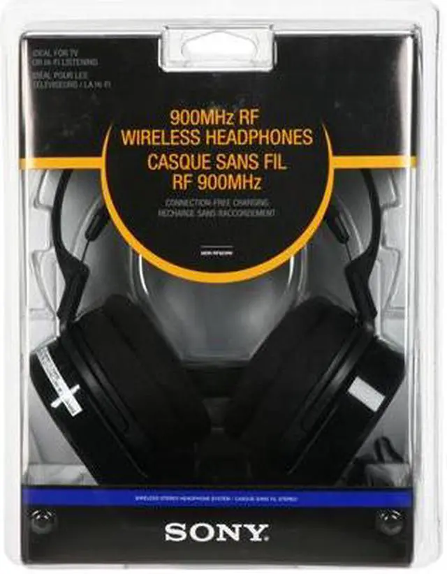 SONY - 900MHz RF Wireless Headphones (MDR-RF925RK) - Newegg.com
