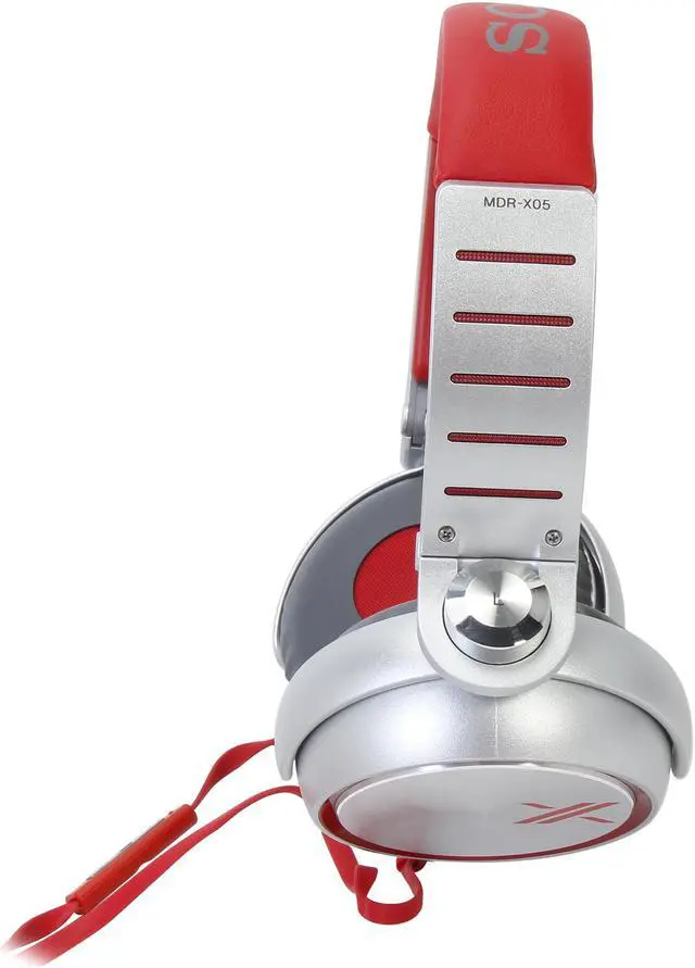SONY Red/Silver MDR-X05/RS Headphones, Red/Silver - Newegg.com