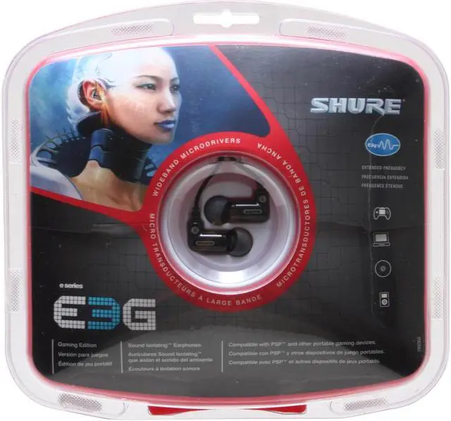 SHURE E3G Canal Sound Isolating Earphones - Newegg.com