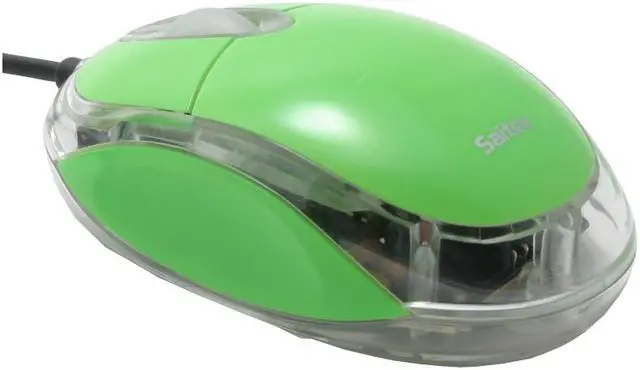 Saitek PM09AGN Green Wired Optical notebook Mouse - Newegg.com