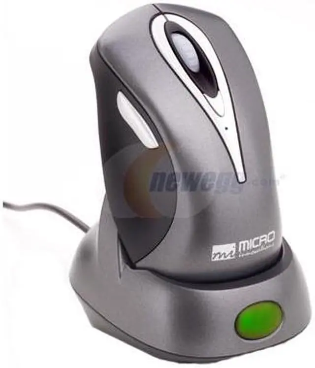 MICRO INNOVATIONS Navigator PD955p Gray/Black RF Wireless Laser Mouse ...