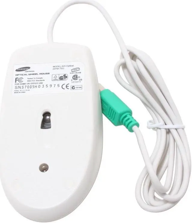 SAMSUNG PLEOMAX SPM-700 White Optical Basic Mouse - Newegg.com