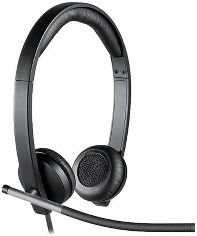 Used - Acceptable: Logitech H650e Supra-aural USB Headset Stereo ...