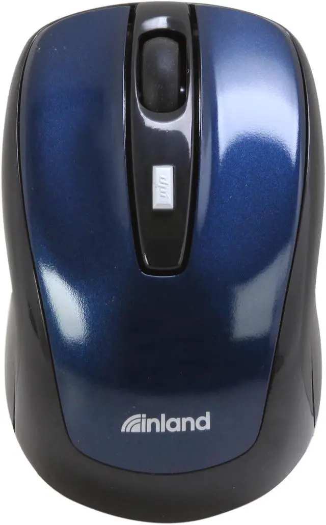 inland 07443 Blue RF Wireless Optical Mouse - Newegg.com