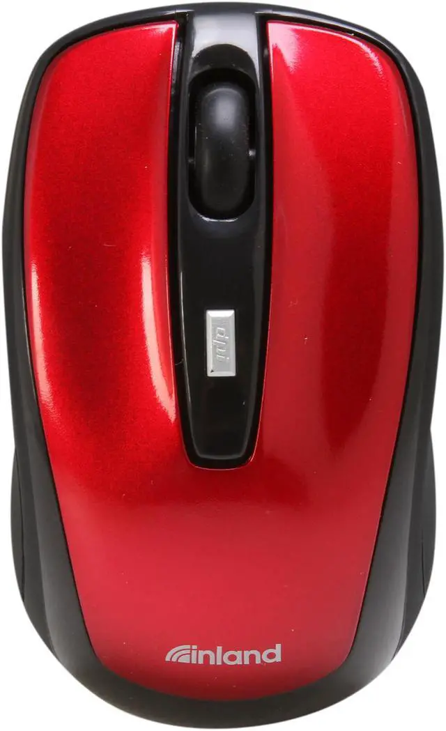 inland 7444 Red RF Wireless Optical Mouse - Newegg.com