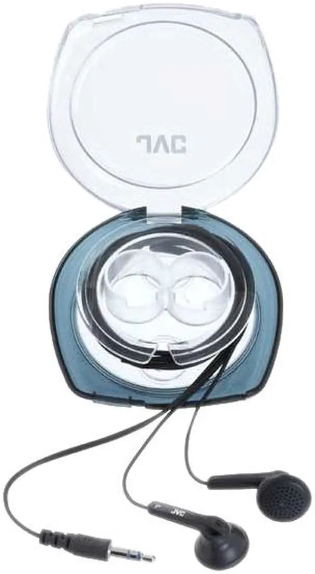 JVC HAF10C Black HA-F10C Earbud Headphone - Newegg.com