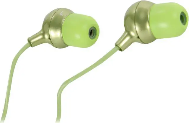 JVC Green 3.5mm In-Ear Headset w/ One Button Remote HA-FR36-G - Newegg.com