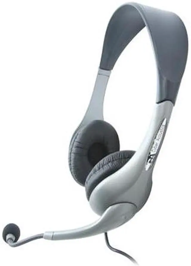 Cyber Acoustics AC-202B Circumaural Speech Recognition Stereo Headset ...