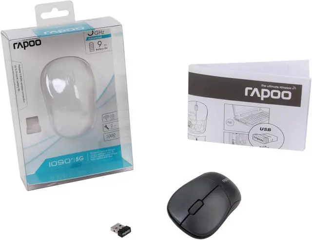 Rapoo 1090P Grey 5GHz Wireless Optical Mouse - Newegg.com
