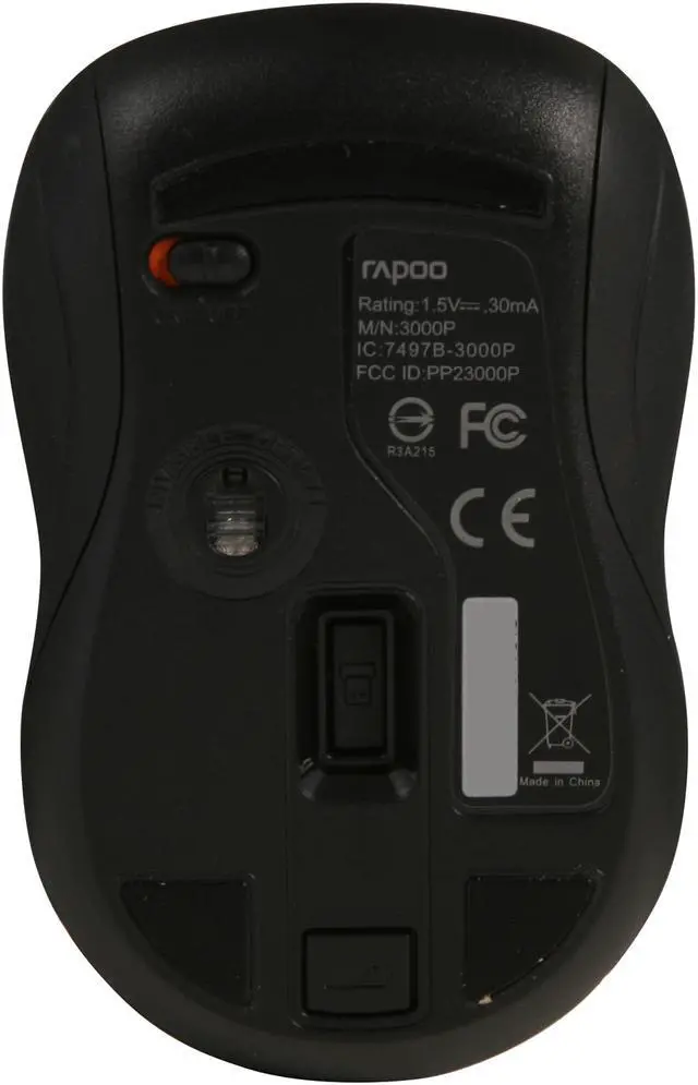 Rapoo 3000P Blue 5GHz Wireless Optical Mouse - Newegg.com