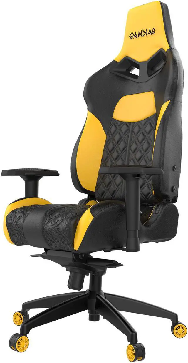 Gamdias Achilles P1 RGB Gaming Chair - Black / Yellow - Newegg.ca