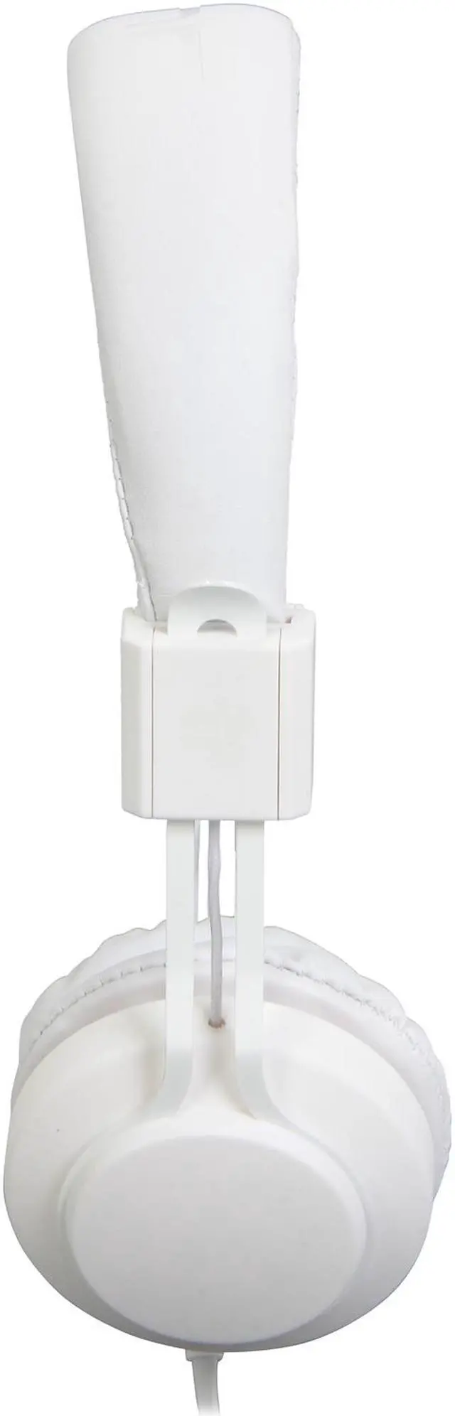 JLAB White INTRO-WHT-BOX Intro Rubberized Headphones with Mic ...