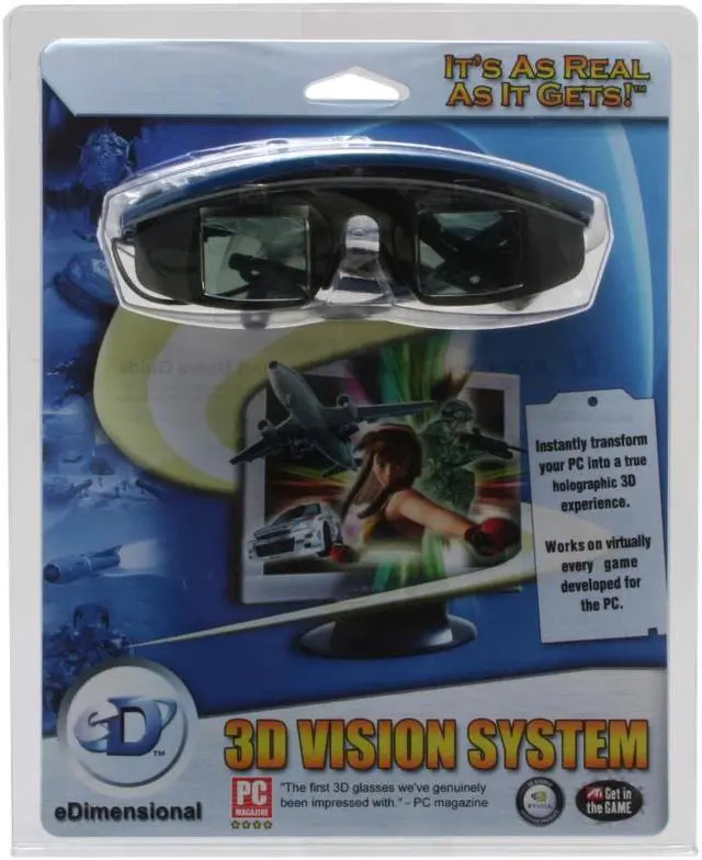 eDimensional 3DWIREDCRT E-D Wired Glasses - Newegg.com