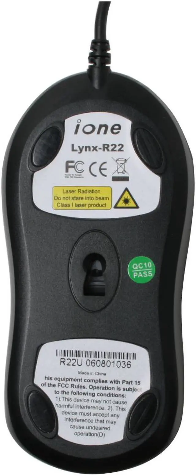 ione Lynx-R22 Laser Mouse with Gaming Mouse Pad - Newegg.com