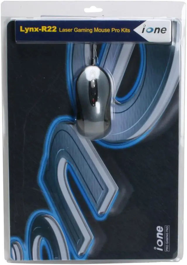 ione Lynx-R22 Laser Mouse with Gaming Mouse Pad - Newegg.com