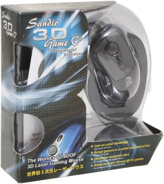 SANDIO 3D Gray Laser Gaming Mouse - Newegg.com