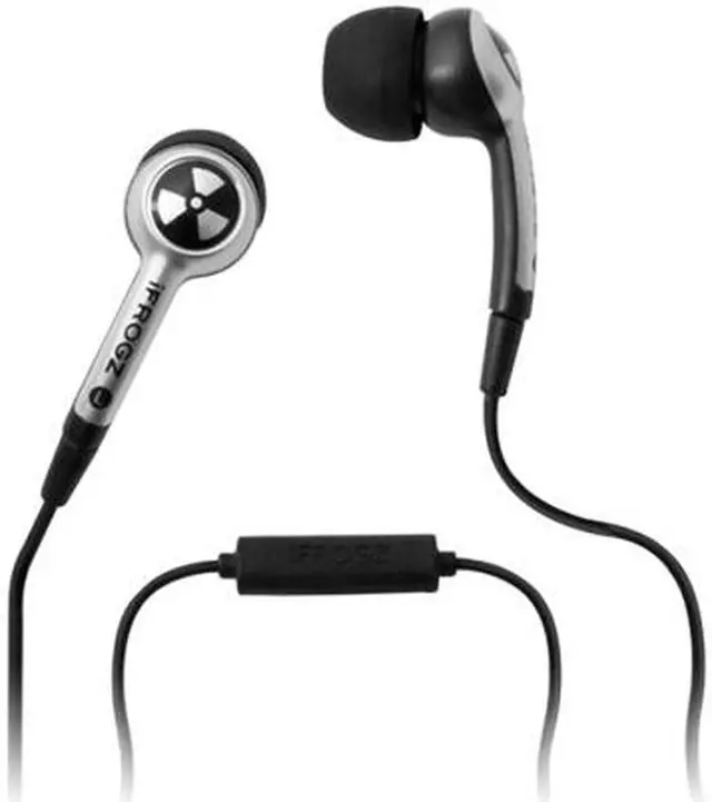 Ifrogz EPD33-MIC-SILVER EarPollution Plugz Noise Isolating Earset ...