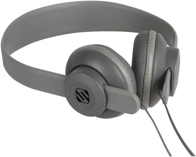 SCOSCHE Gray SHP451M-GY lobeDOPE Headphones Plus Mic & Control - Grey ...