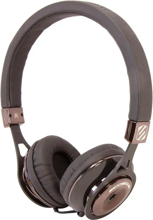 SCOSCHE Black RH656MD Reference Grade On-ear Headphones (Black) With ...