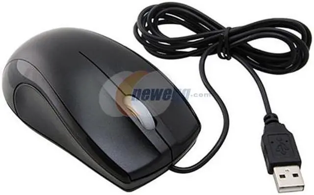 Insten 1042694 Black Wired Scroll Wheel Mouse Compatible with PC Laptop ...
