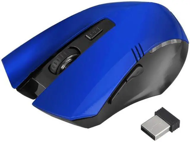 Insten 2075405 Blue RF Wireless Optical Mouse - Newegg.com