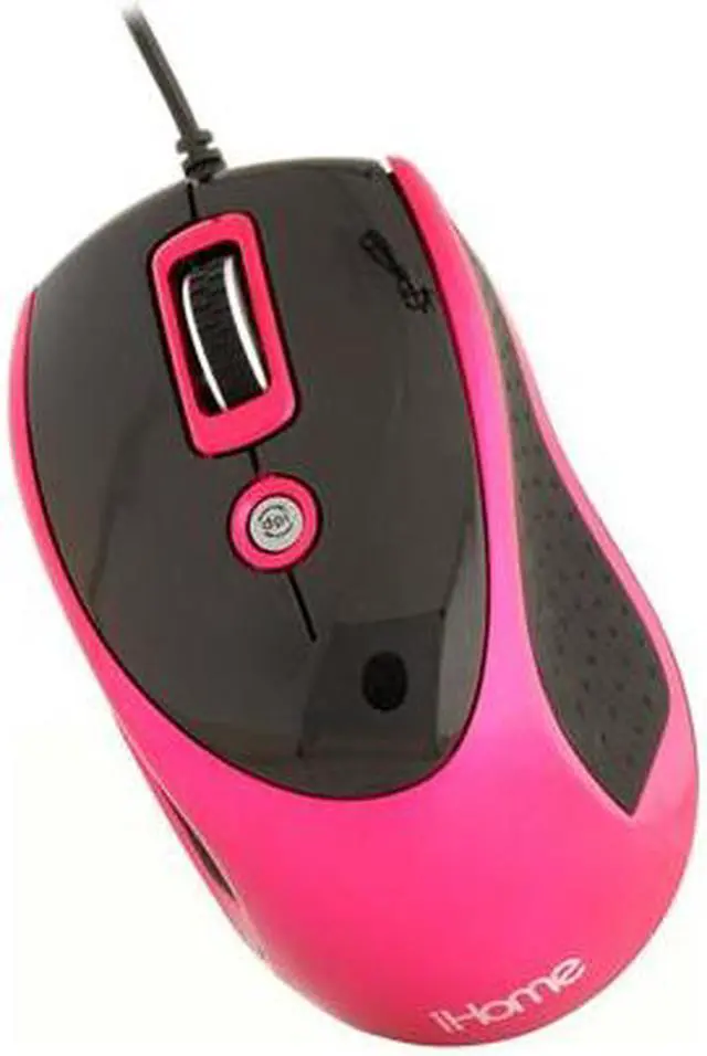 iHome IH-M806OM Magenta Pink Wired Optical Mouse - Newegg.com