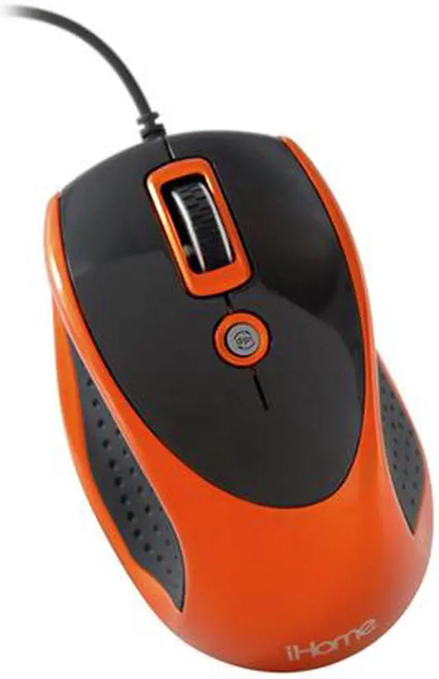 iHome IH-M808OO Orange Wired Optical Mouse - Newegg.com