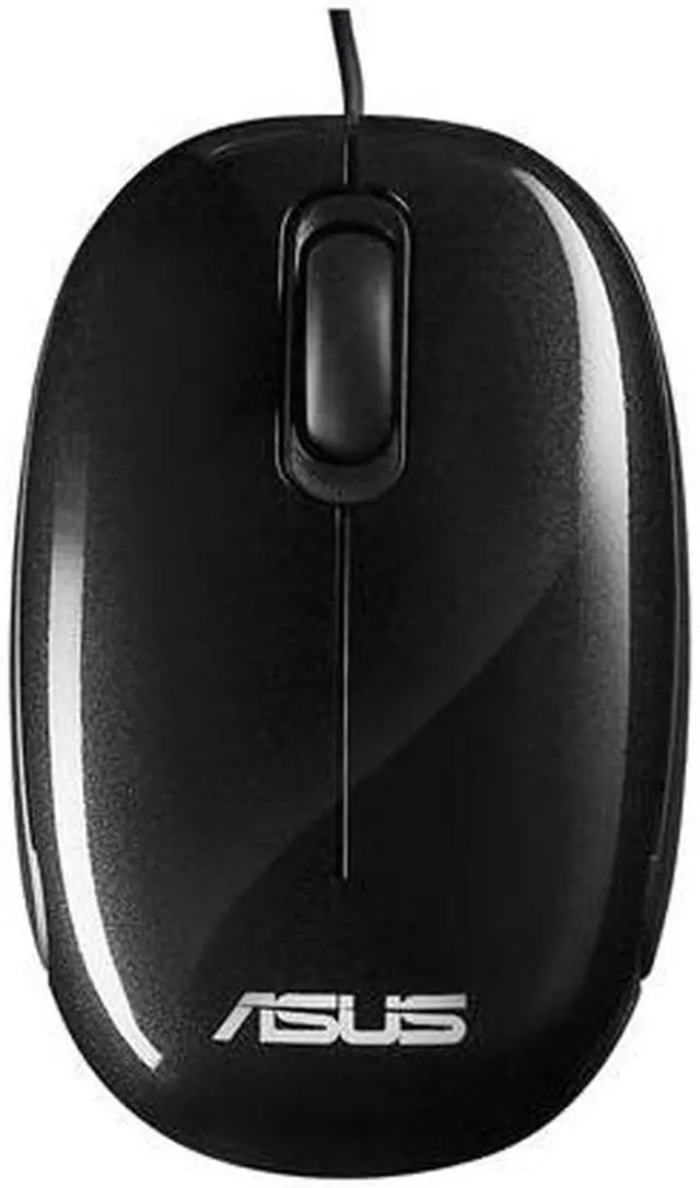 ASUS Eee PC Seashell Black Wired Optical Mouse - Newegg.com