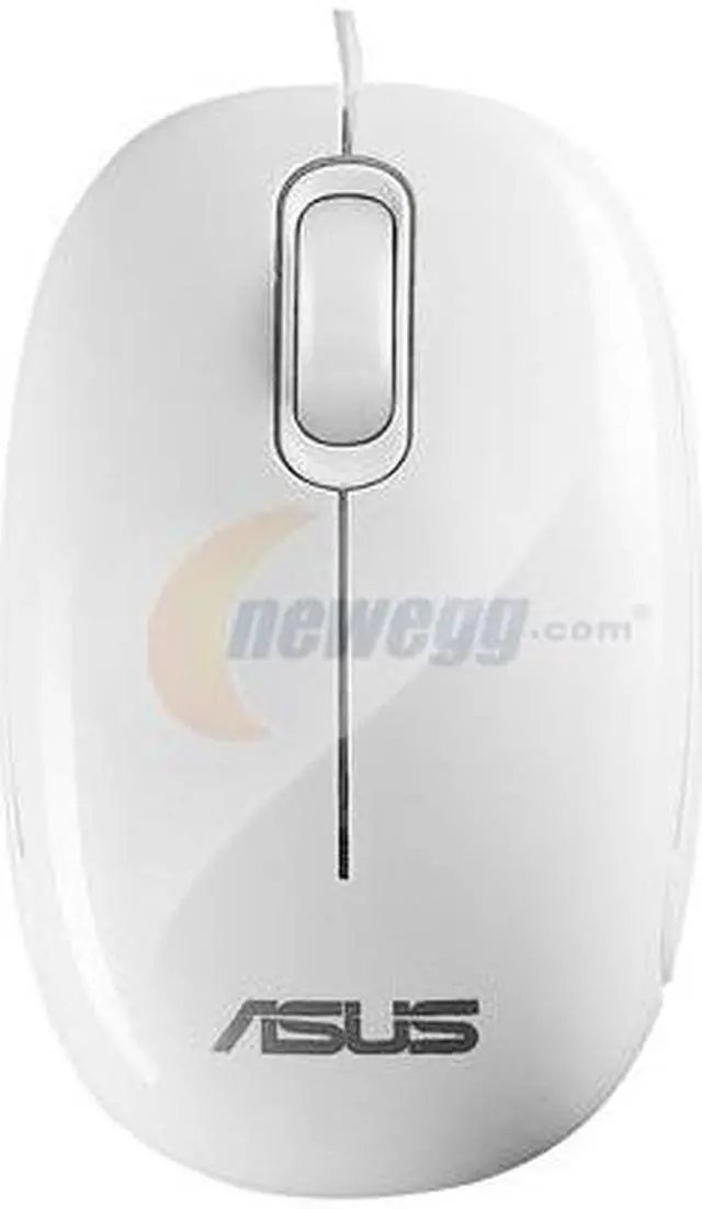 ASUS Eee PC Seashell White Wired Optical Mouse - Newegg.com