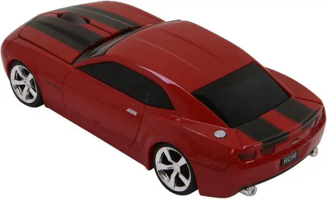 Road Mice RM-08CHCCRXK Red With Black Stripes RF Wireless Optical ...