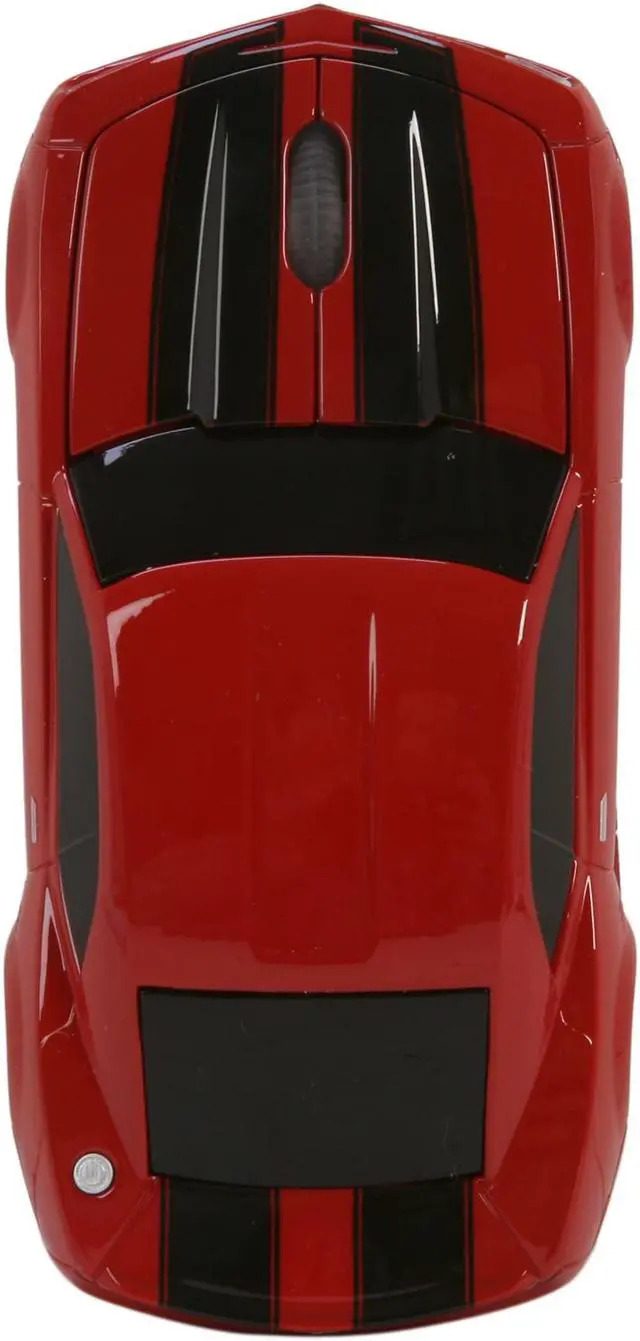 Road Mice RM-08CHCCRXK Red With Black Stripes RF Wireless Optical ...