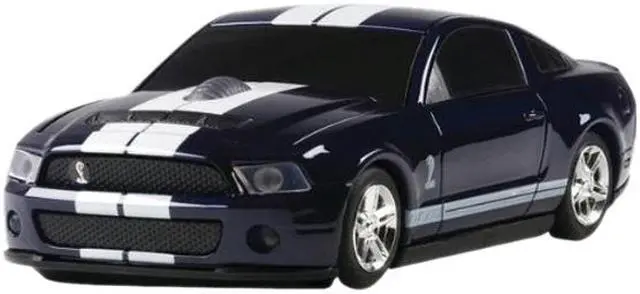 Road Mice RM-10FDSHBXW Blue/White RF Wireless Optical Shelby GT500 ...