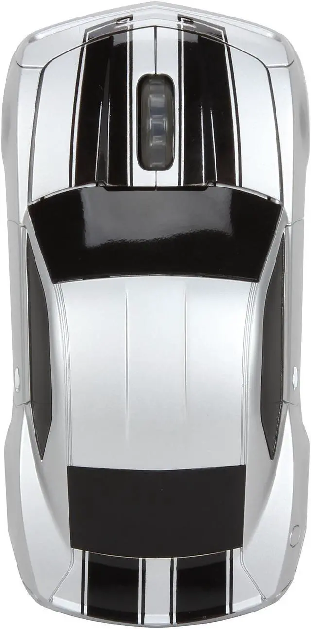 Road Mice Camaro HP-11CHCCSXK Silver/Black RF Wireless Optical Mouse ...