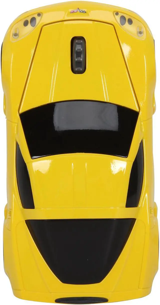 Road Mice Corvette HP-11CHCZYXA Yellow RF Wireless Optical Mouse ...