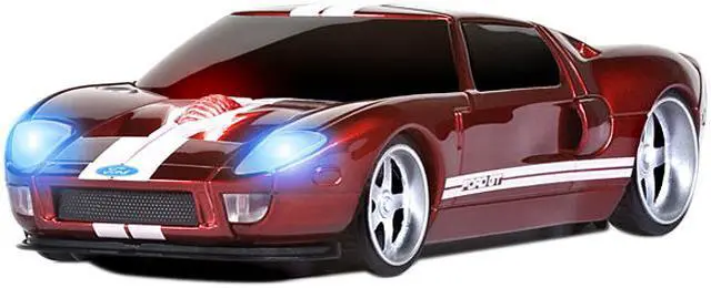 Road Mice Ford GT HP-11FDG4RXW Red / White RF Wireless Optical Mouse ...