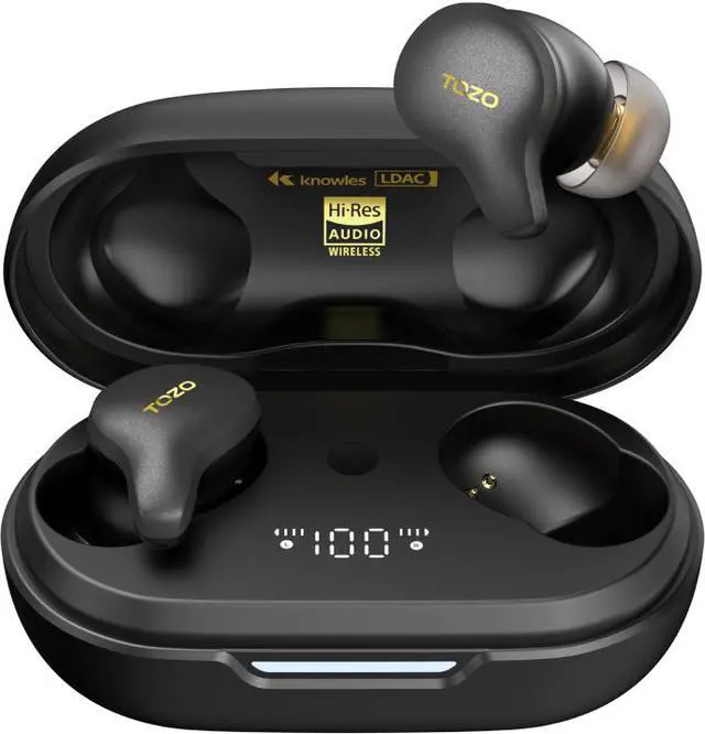 Tozo Golden X1 - 12mm Driver - 8 Hour Battery X1-BLK - Newegg.com